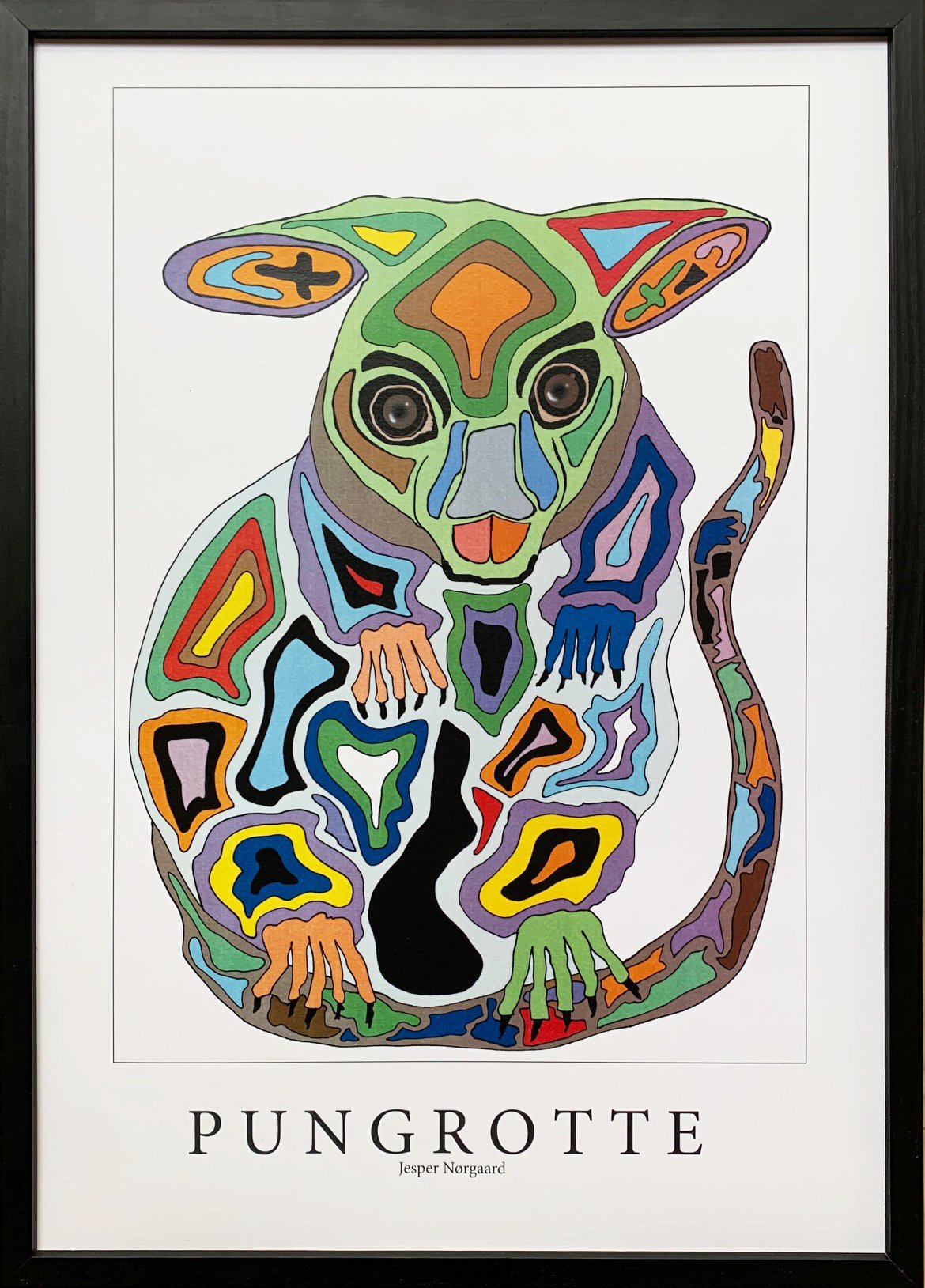 Pungrotte 43,5x31,5 cm - Pattedyr - Jesper Nørgaard